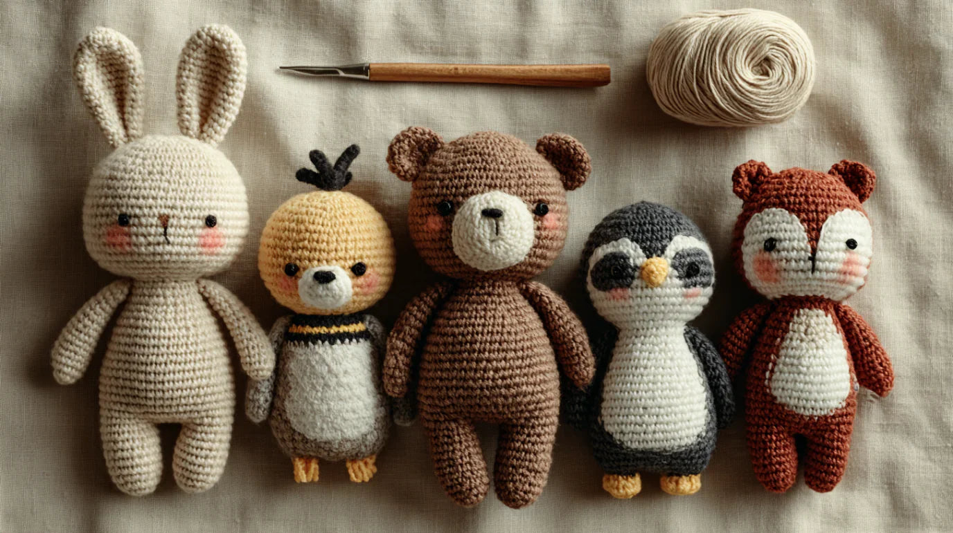 Beginner‑Friendly Amigurumi Animals: 5 First Projects That Work – Yarniss